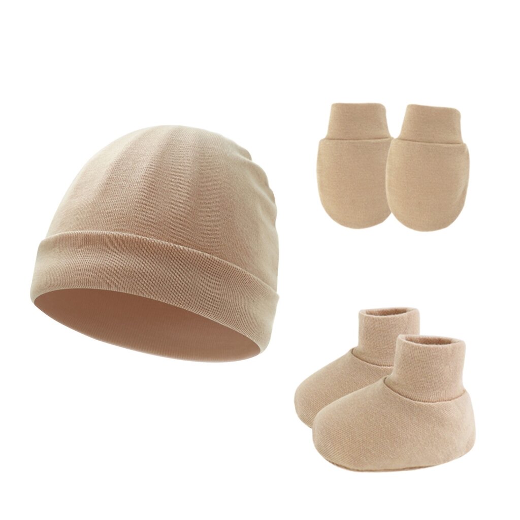 Обновленные комплекты детских шапочек, перчаток и носков для новорожденных, теплые аксессуары для младенцев