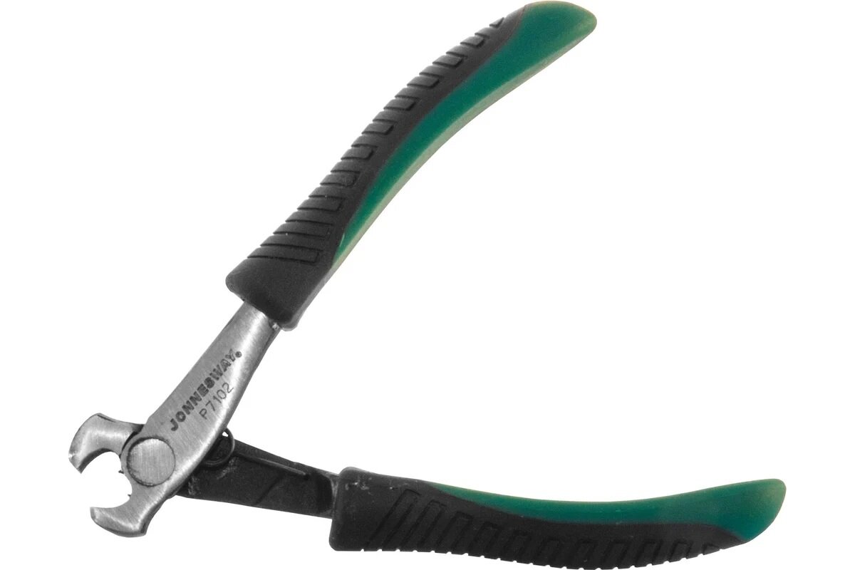 Кусачки торцевые 115 мм Jonnesway P7102, 48270, с ПВХ рукоятками, мини