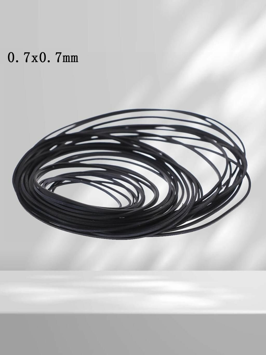 Резиновые ремни для кассетных и CD/DVD проигрывателей, Черный