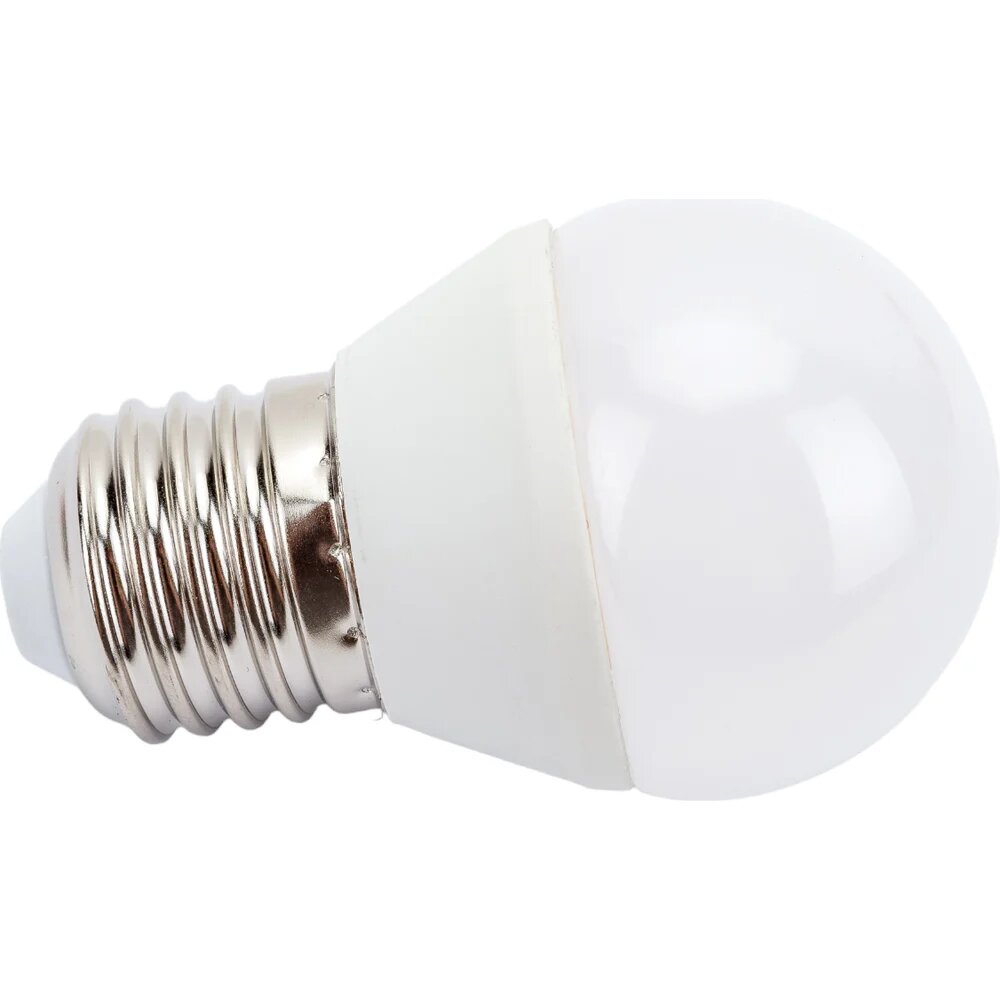 Светодиодная лампа Ecola globe LED 8,0W G45 220V E27 2700K шар композит 78x45 K7GW80ELC