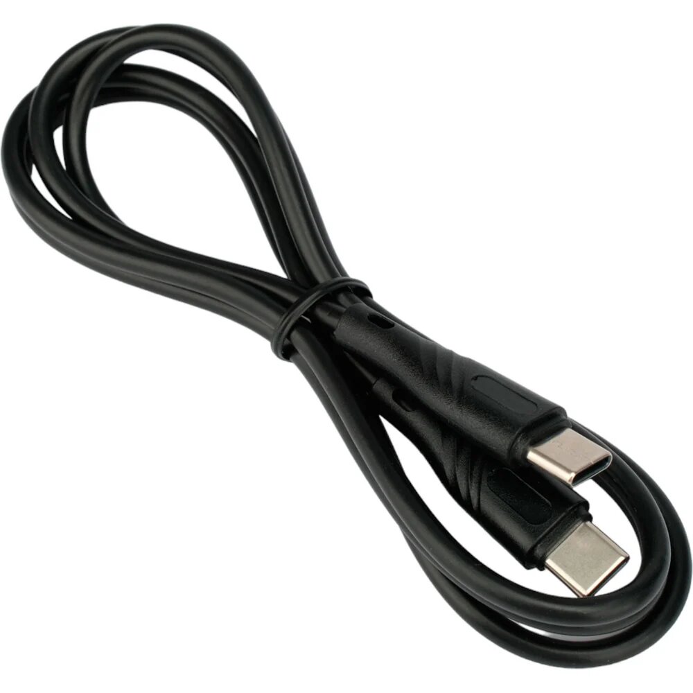 Кабель Cablexpert usb2.0 typec/typec, classic 0.1, 20w, 3a, pd, qc3.0, 1м, черный, коробка, CCB-USB2-CMCMO1-1MB