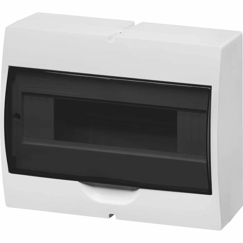 Щит TDM ELECTRIC ЩРН-П-12 модулей, навесной, пластик, белый, дымчатая дверца,