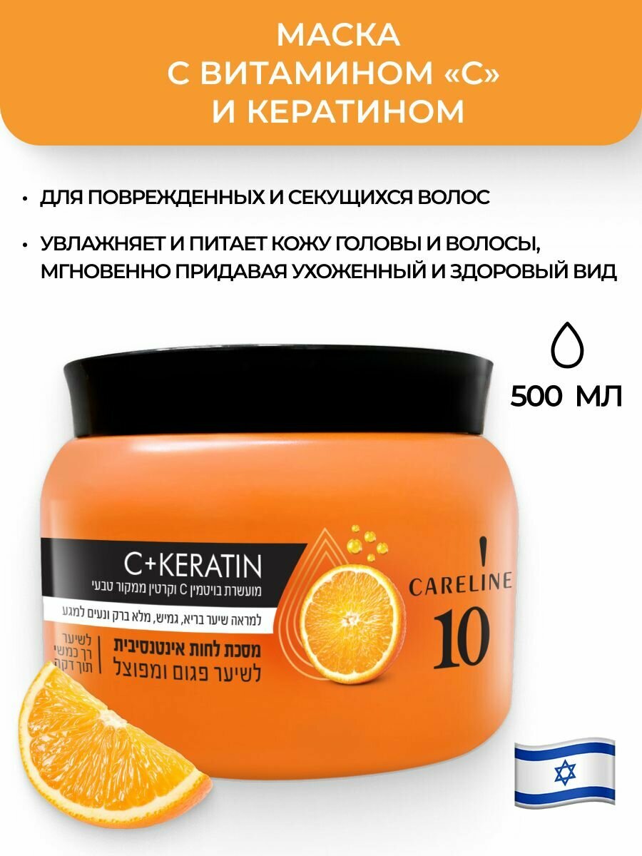 Careline Маска для волос, 500 мл
