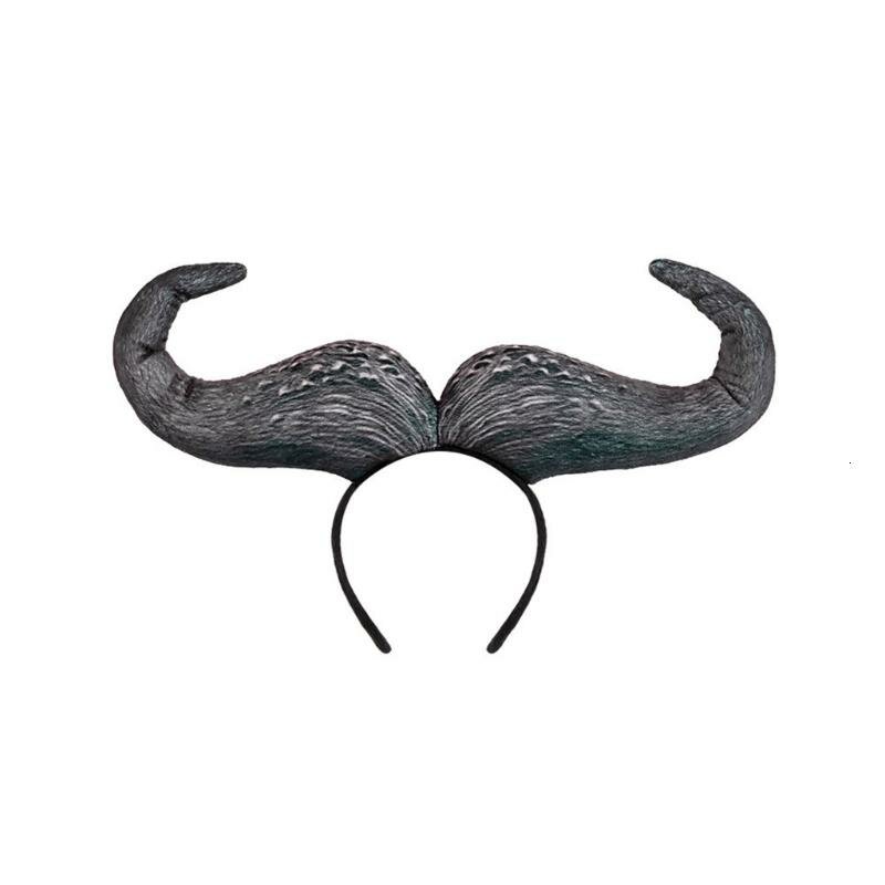 Уникальные страшные повязки на голову для Хэллоуина, головной убор из рога буйвола