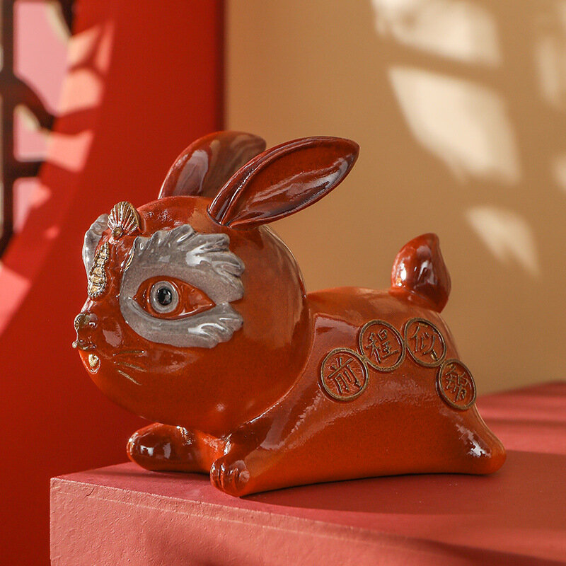 Деньги Кролик Как Парча Чай Pet Украшения Изменение цвета чай Pet Чай Поднос Небольшой Чайный Стол Декоративный Чайный
