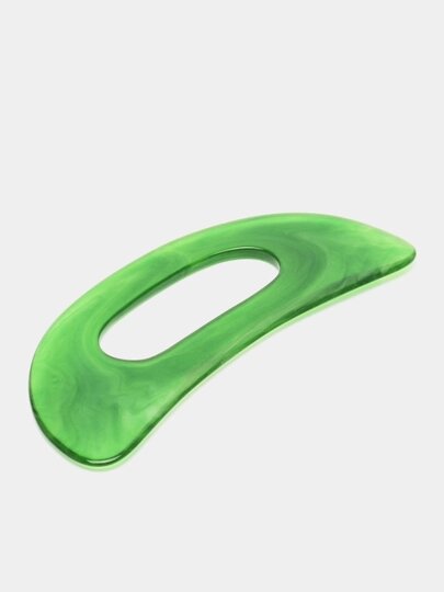 Скребок гуаша для лица и тела из эпоксидной смолы, для массажа, массажер гуаша