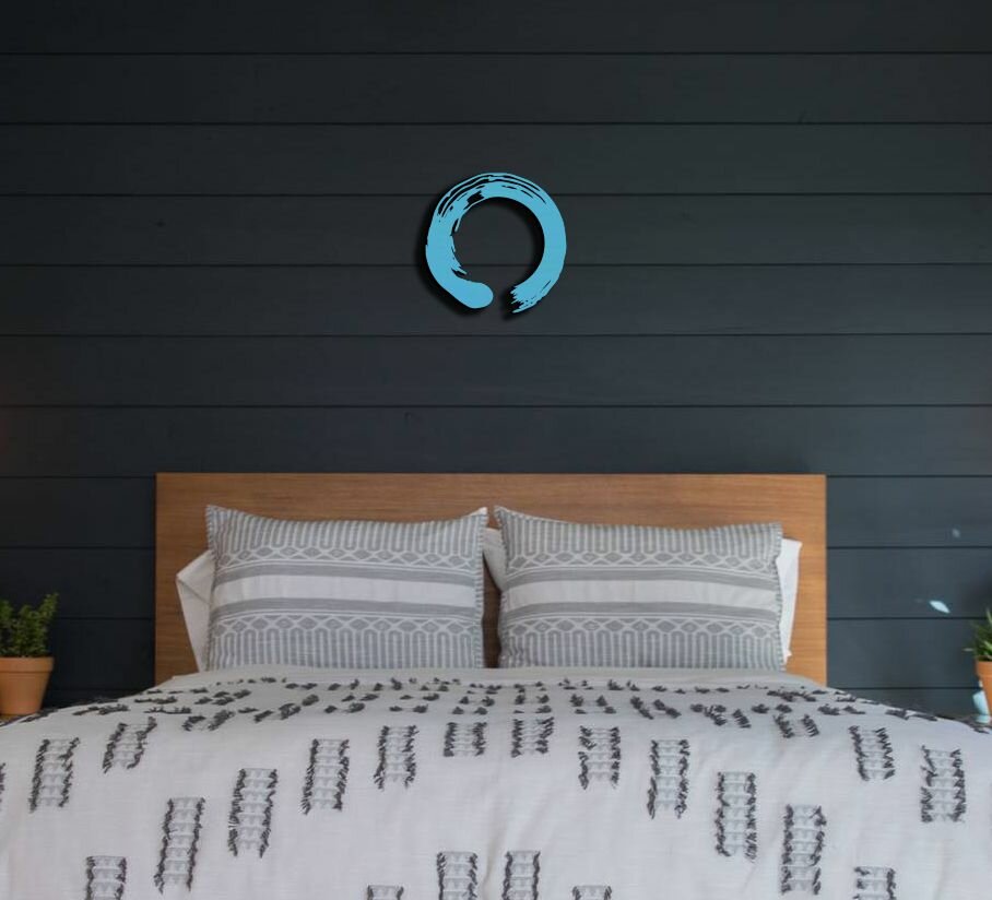 Панно на стену Энсо Круг из дерева (Даосизм, Буддизм, энзо)