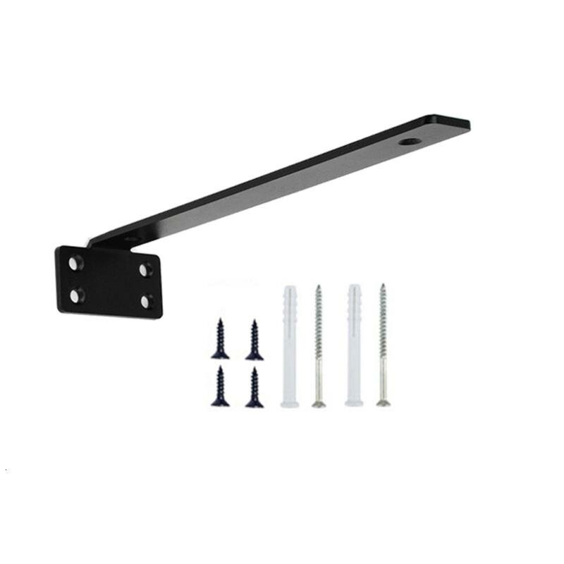 Металлические кронштейны для полок, 10-дюймовый черный