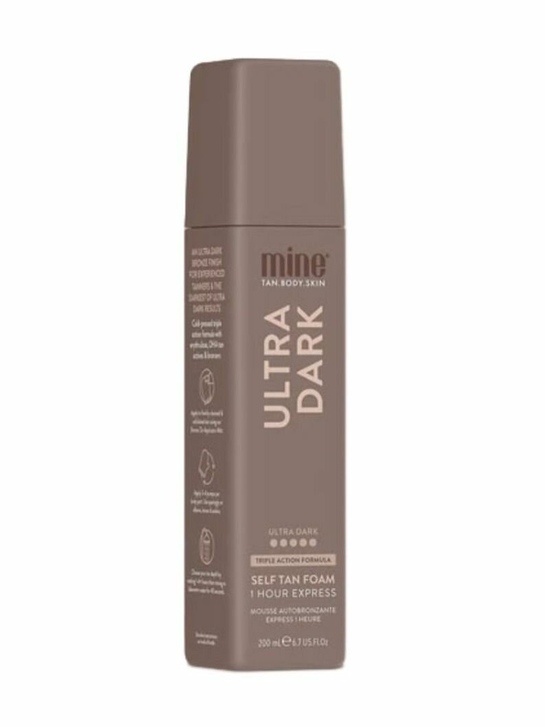 MineTan / Мусс-автозагар для моментального загара Ultra Dark Self Tan 200 мл