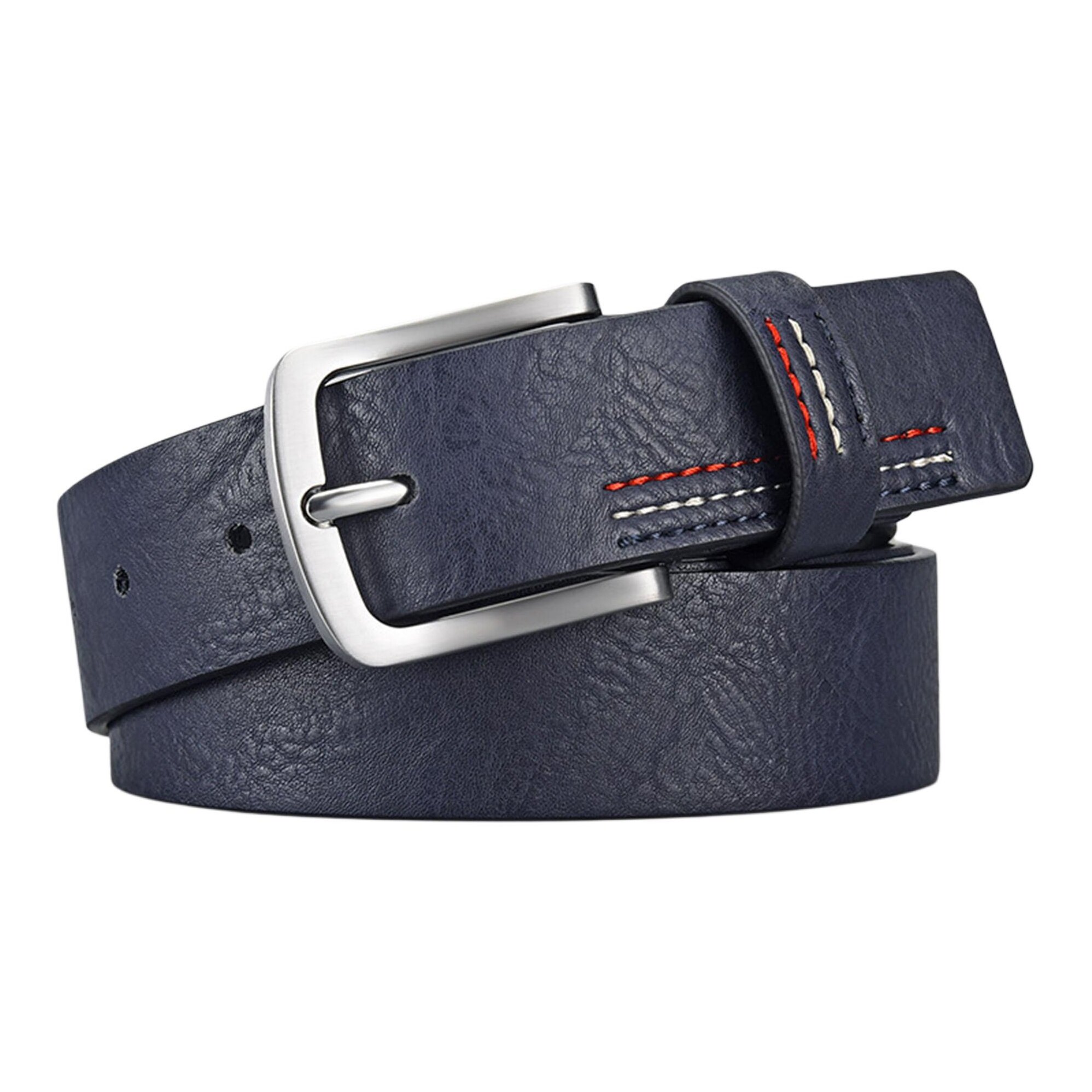 JEANSWEST Пояса из кожи PU (полиуретан) мужской 3,5 см 115cm