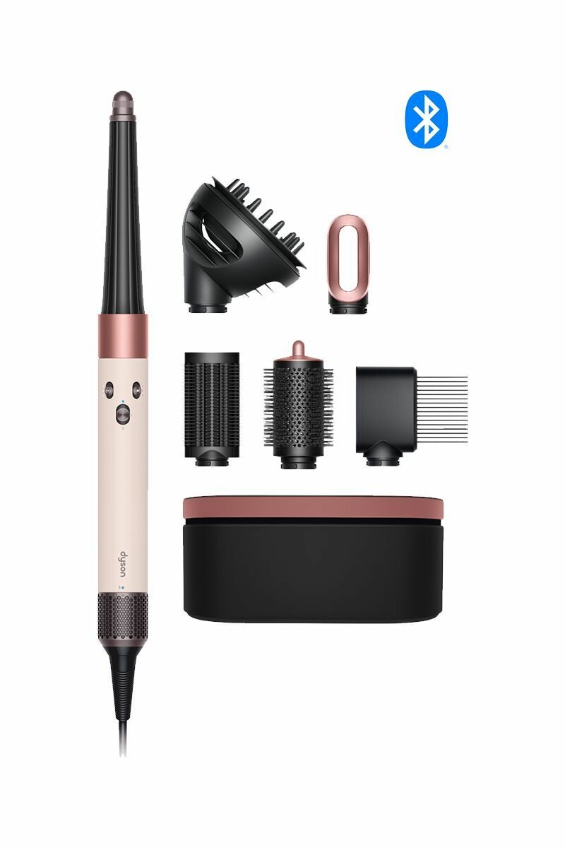 Стайлер многофункциональный Dyson Airwrap i.d. Curly+Coily 6 насадок, цвет Пастельно-розовый/Розовое золото