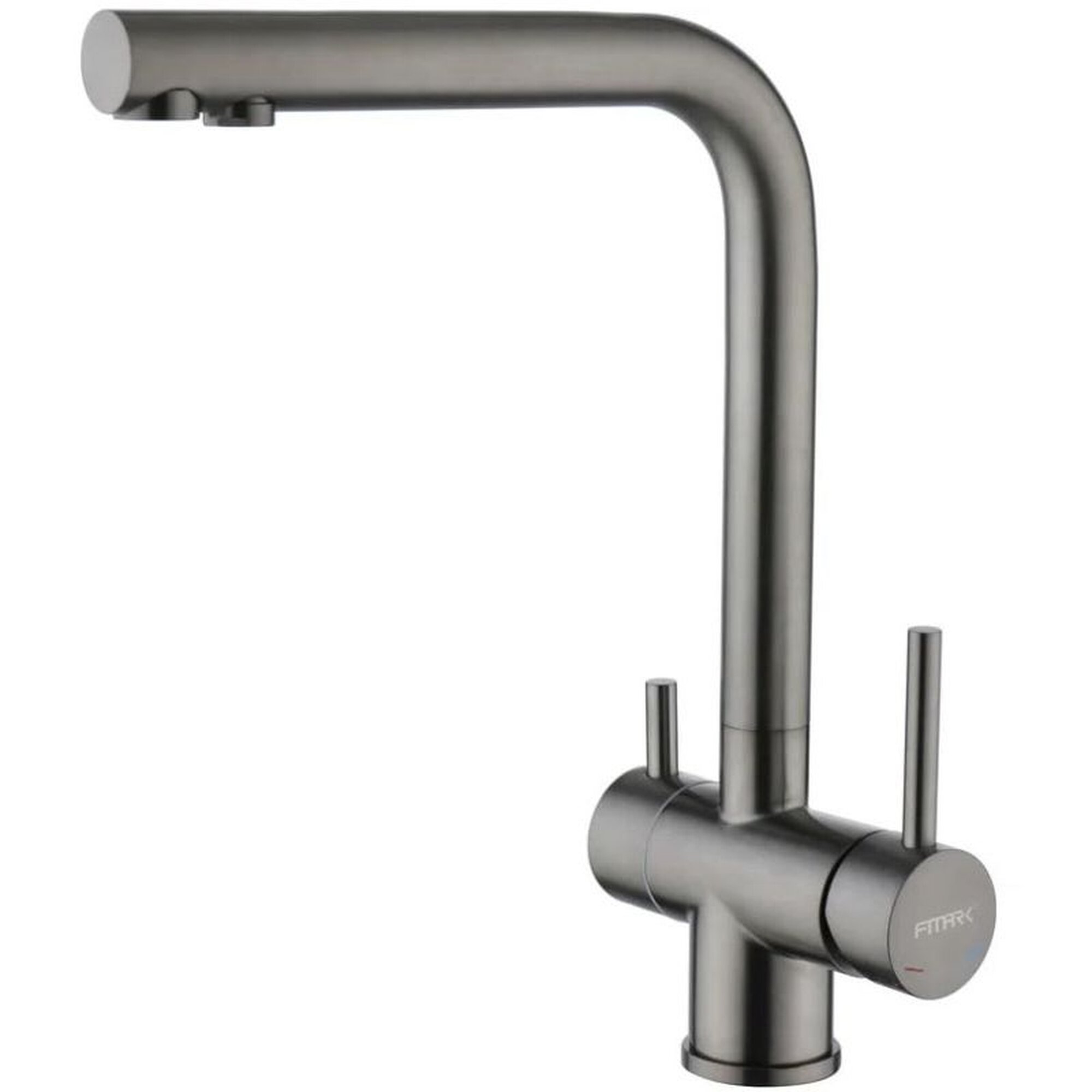 Смеситель для кухни под фильтр питьевой воды Fmark (Фмарк) FS1362Q, графит