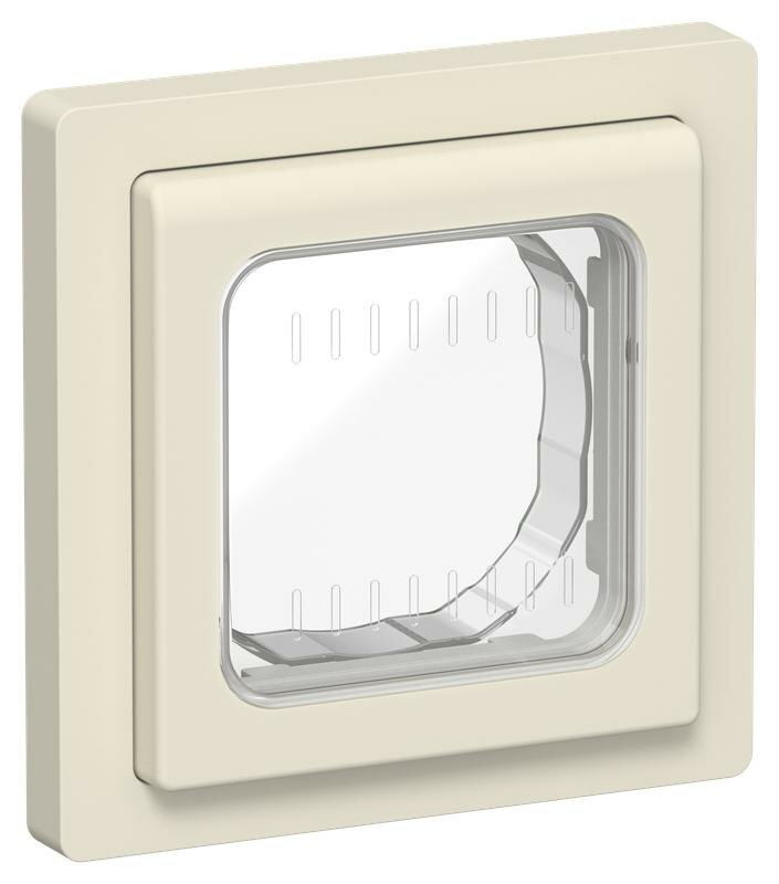 Рамка 1-м СП FLITE Рпро-1-55-ФлСл IP55 сливочный IEK FI-M10-32-55-K86