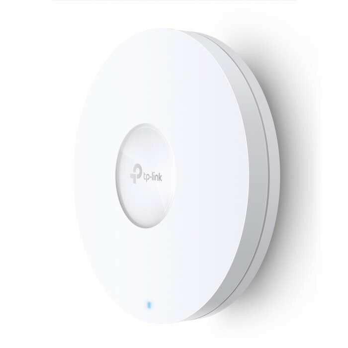 Потолочная точка доступа TP-LINK EAP620 HD Omada, класса Enterprise, Wi-Fi 6 / 5 / 4 (802.11b/g/n/ac/ax), WEP / WPA / WPA2-Enterprise / WPA3, MU-MIMO 3x3:3, OFDMA, WPA3, AirTime Fairness, QoS, Band Steering, Beamforming