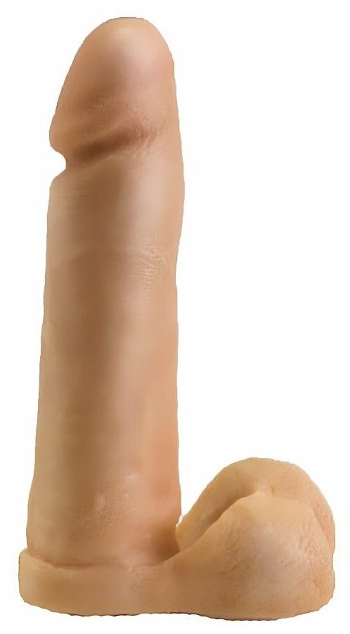 Насадка для страпона Toy Joy с коннектором, ПВХ, телесный - 19,5 см.