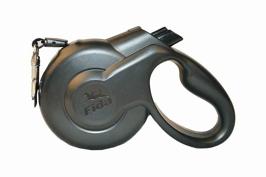 Fida Стильная рулетка Styleash для собак мелких пород до 12 кг, с выдвижной лентой 3 м, желтая