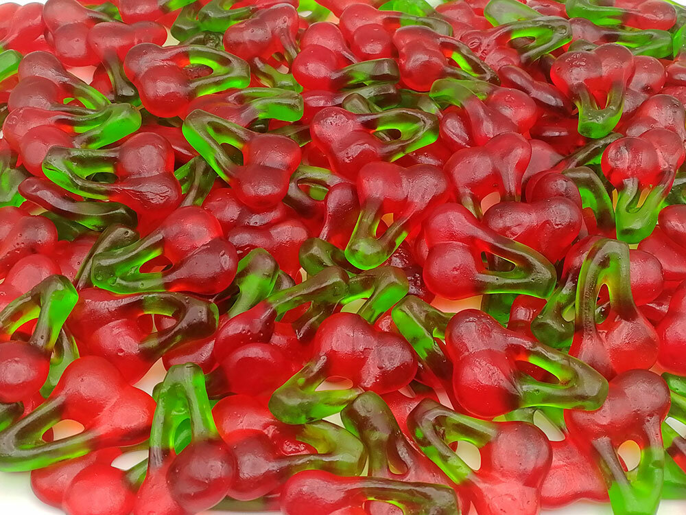 Жевательный мармелад FINI "Вишенки", фигурный, вкус вишни, 1 кг