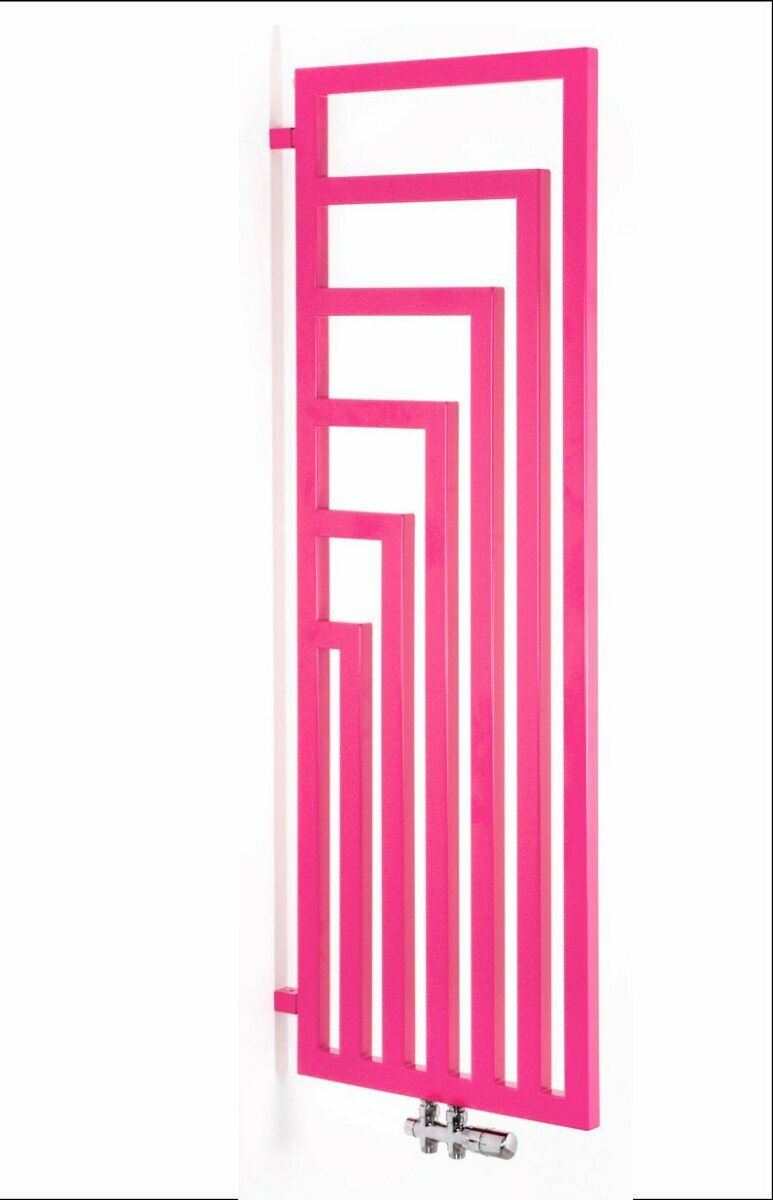 Angus 130x55 (см) Дизайн радиатор водяной Белый