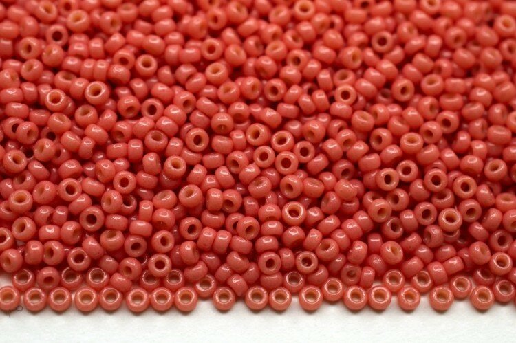 Бисер японский MIYUKI круглый 15/0 #4464 роза, непрозрачный Duracoat, 10 грамм