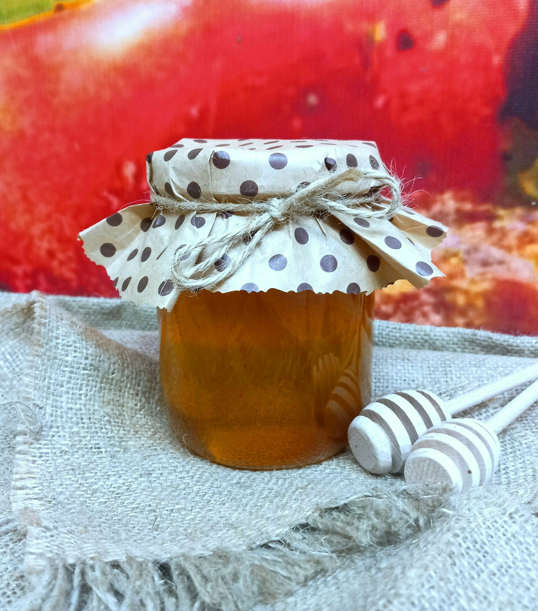 Лесной разнотравный мёд, 0,700гр, медосбор 2025 года, Брянская область