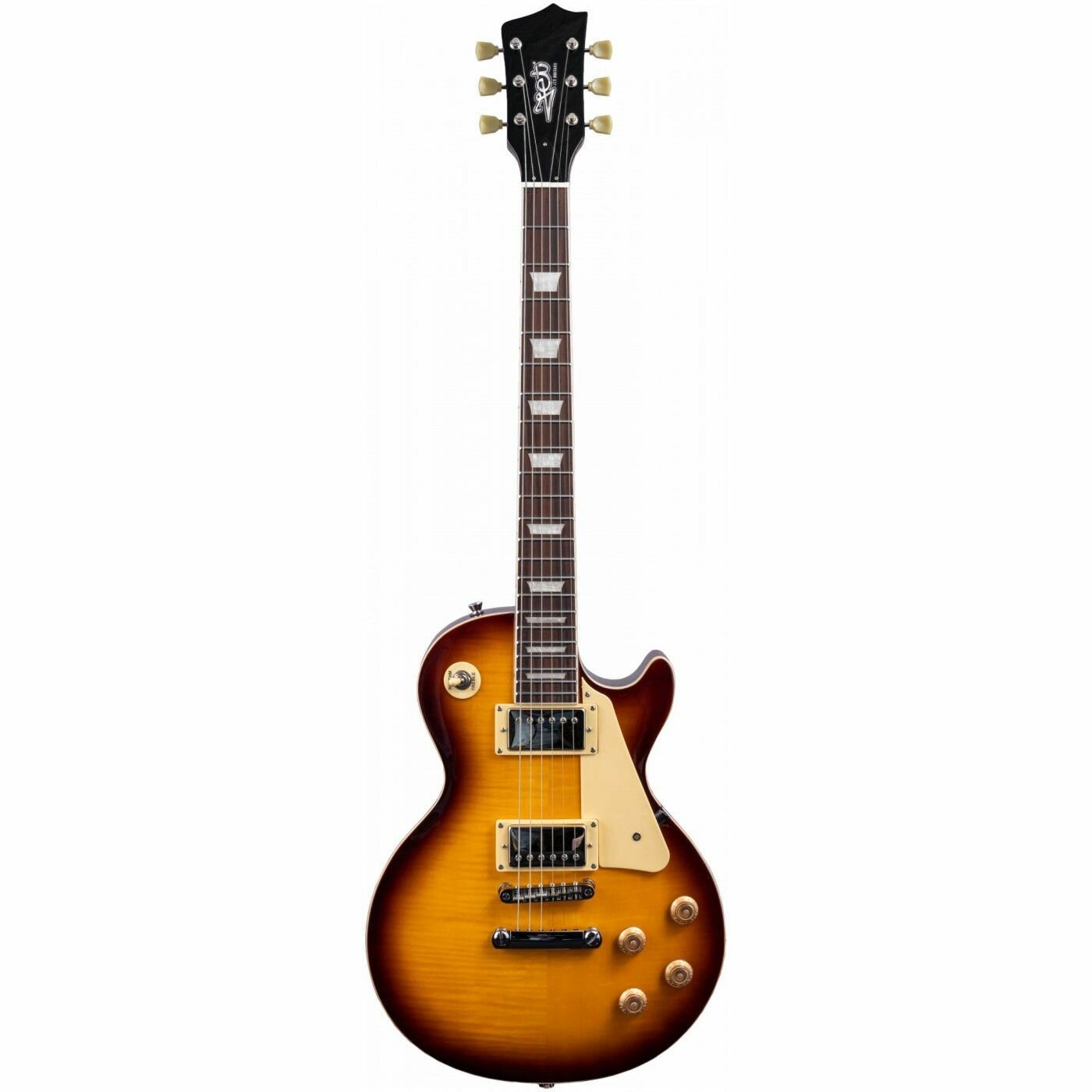 Электрогитара JET JL-500 VS, Les Paul, корпус красное дерево, HH, цвет VS