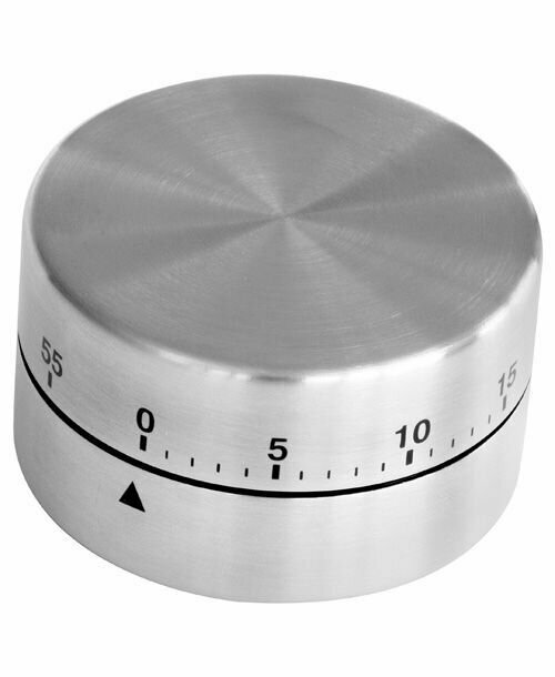 Таймер кухонный 60мин. механический нерж. FM