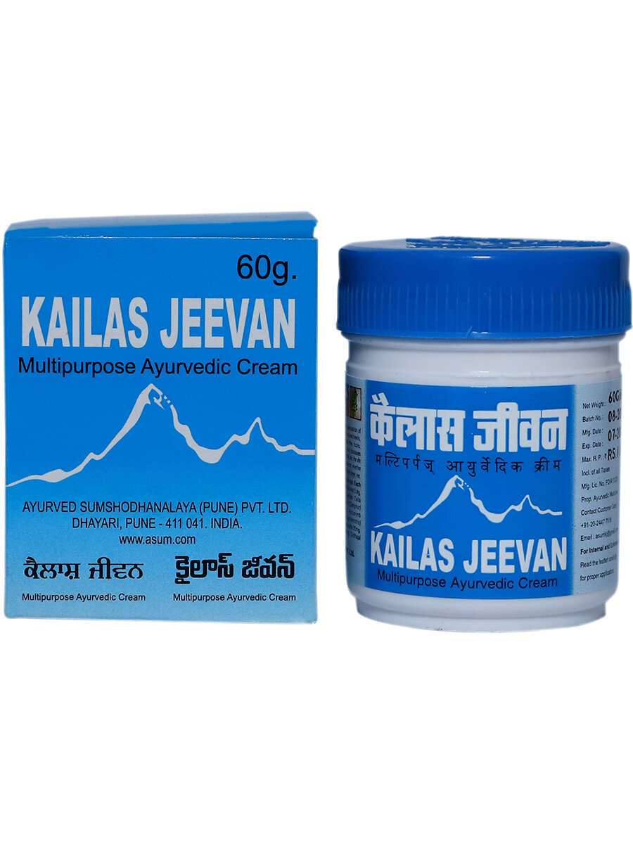 Kailas Jeevan Крем-бальзам аювердический 60г