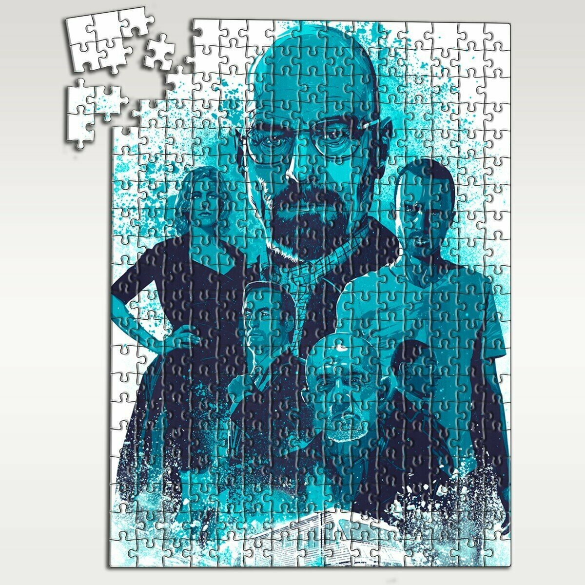 Пазл картонный А3: модель Сериал Во все тяжкие Breaking Bad - 6405 П