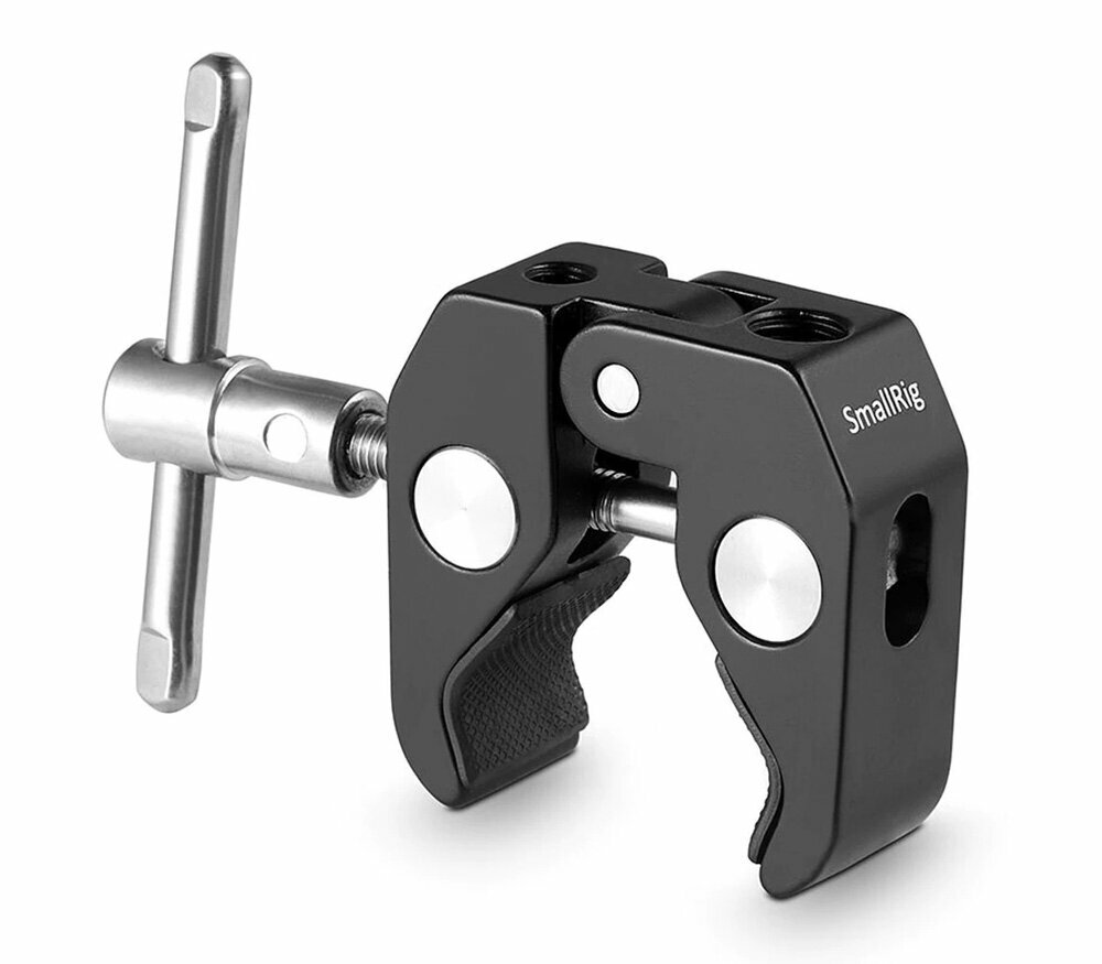 Зажим SmallRig 735 Super Clamp с гнездами 1/4" и 3/8", сталь, алюминий