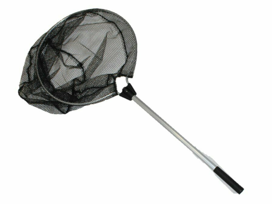 Подсак бортовой круглый с прорезиненной сеткой d 45 см