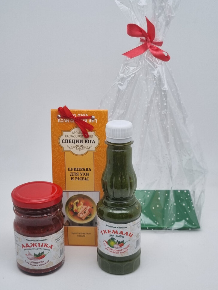Ассорти для рыбы "Соус, аджика, смесь специй" №1