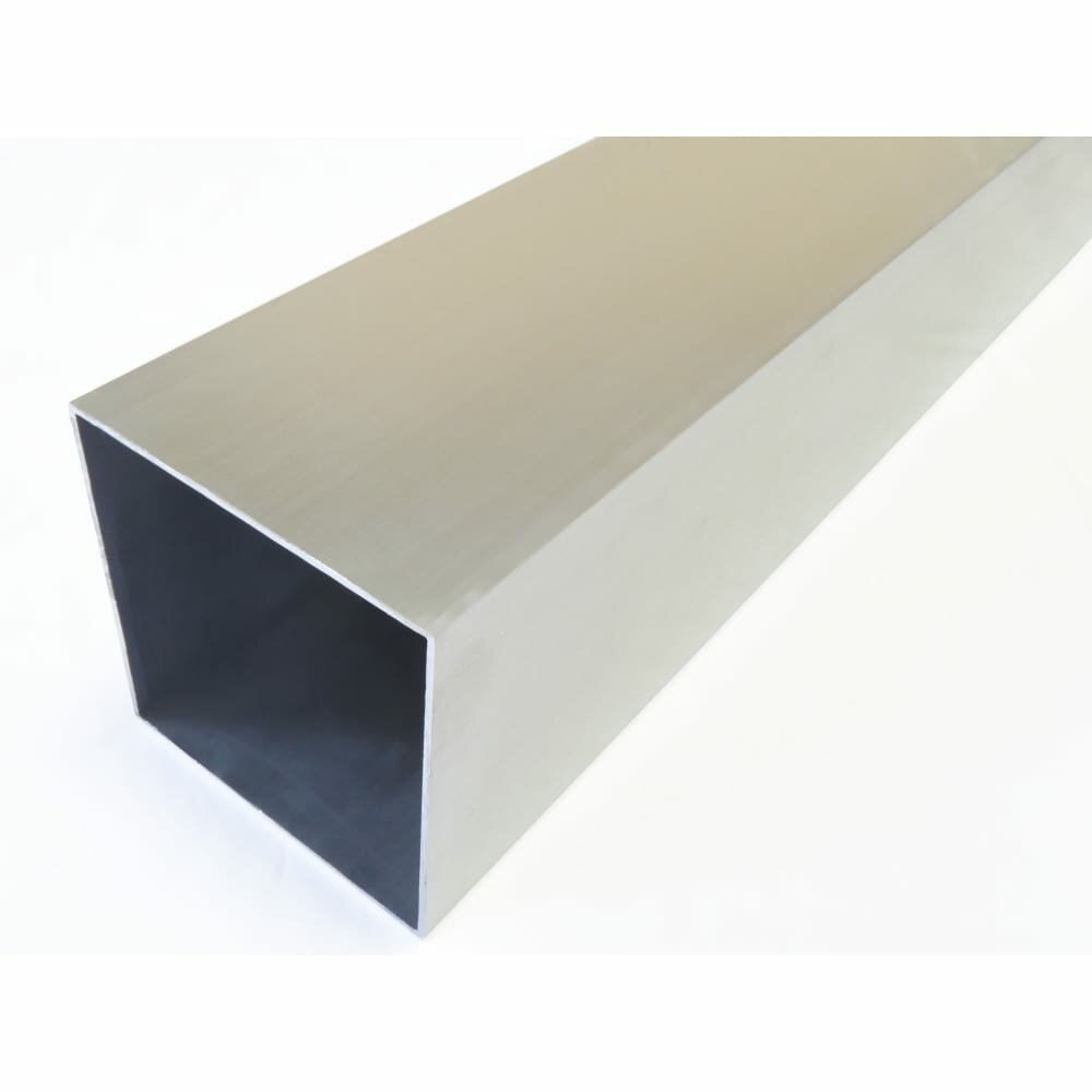 Труба ПилотПро 00251, квадратная, алюминиевая, 40x40x1,5 мм, 2 метра