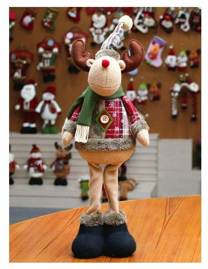 Новогодняя игрушка телескопическая Олень