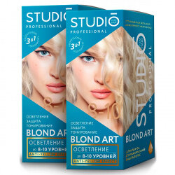 Краска для волос STUDIO 3D до 10 уровней осветления