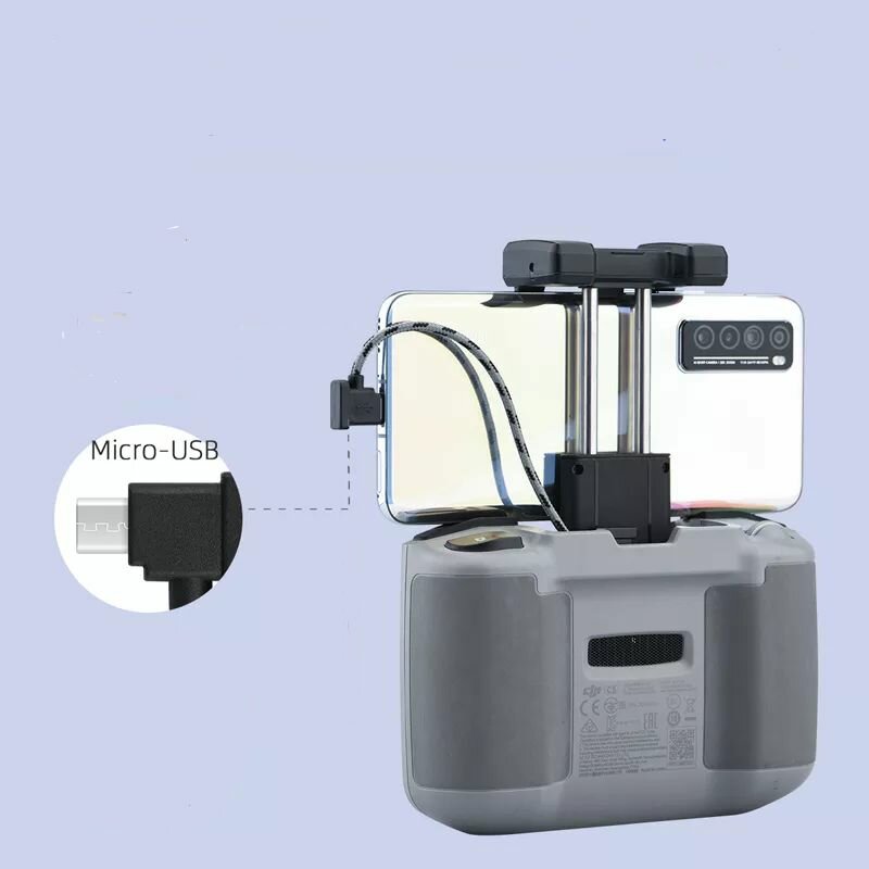 Кабель для пульта управления квадрокоптером DJI Mavic MINI/MINI SE/Pro/ZOOM/Air/Mavic 2 Micro-USB - Type-C PVC 30см