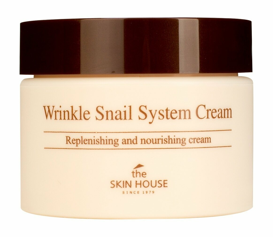 THE SKIN HOUSE Крем для лица антивозрастной Wrinkle Snail System на основе муцина улитки, 50 мл