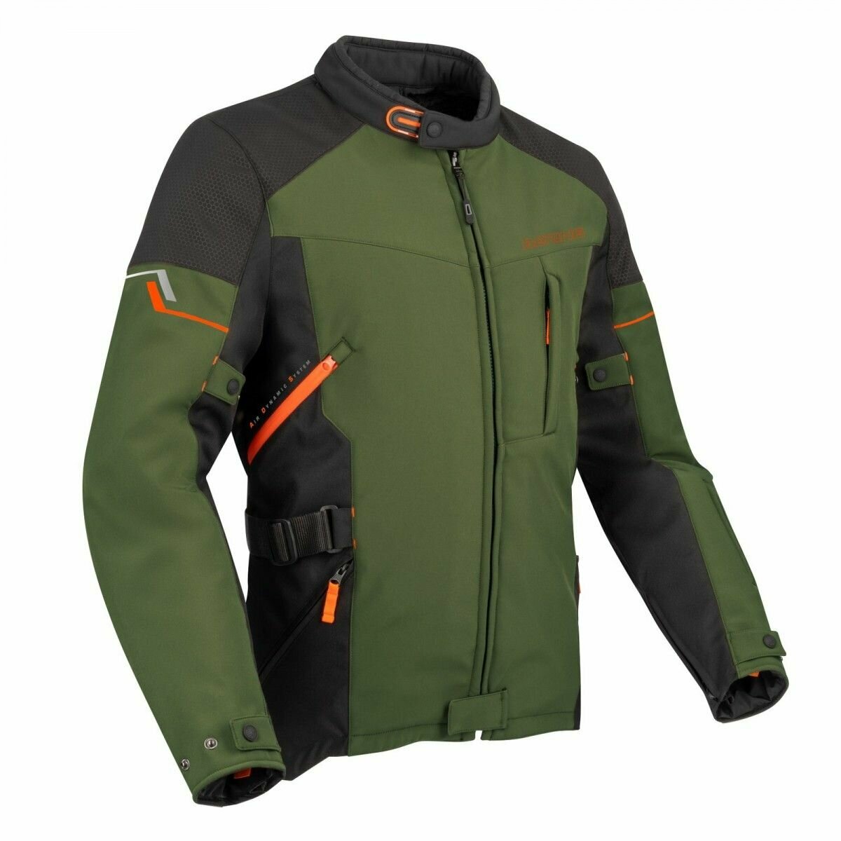 Мотокуртка мужская текстильная Bering COBALT Khaki/Black, XL