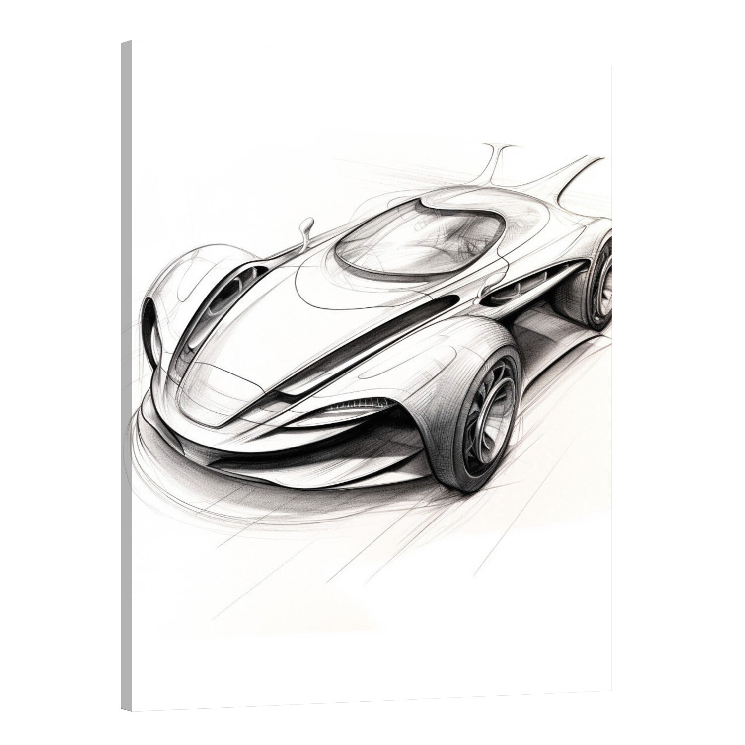 Интерьерная картина 50х70 "Автомобильные сны"