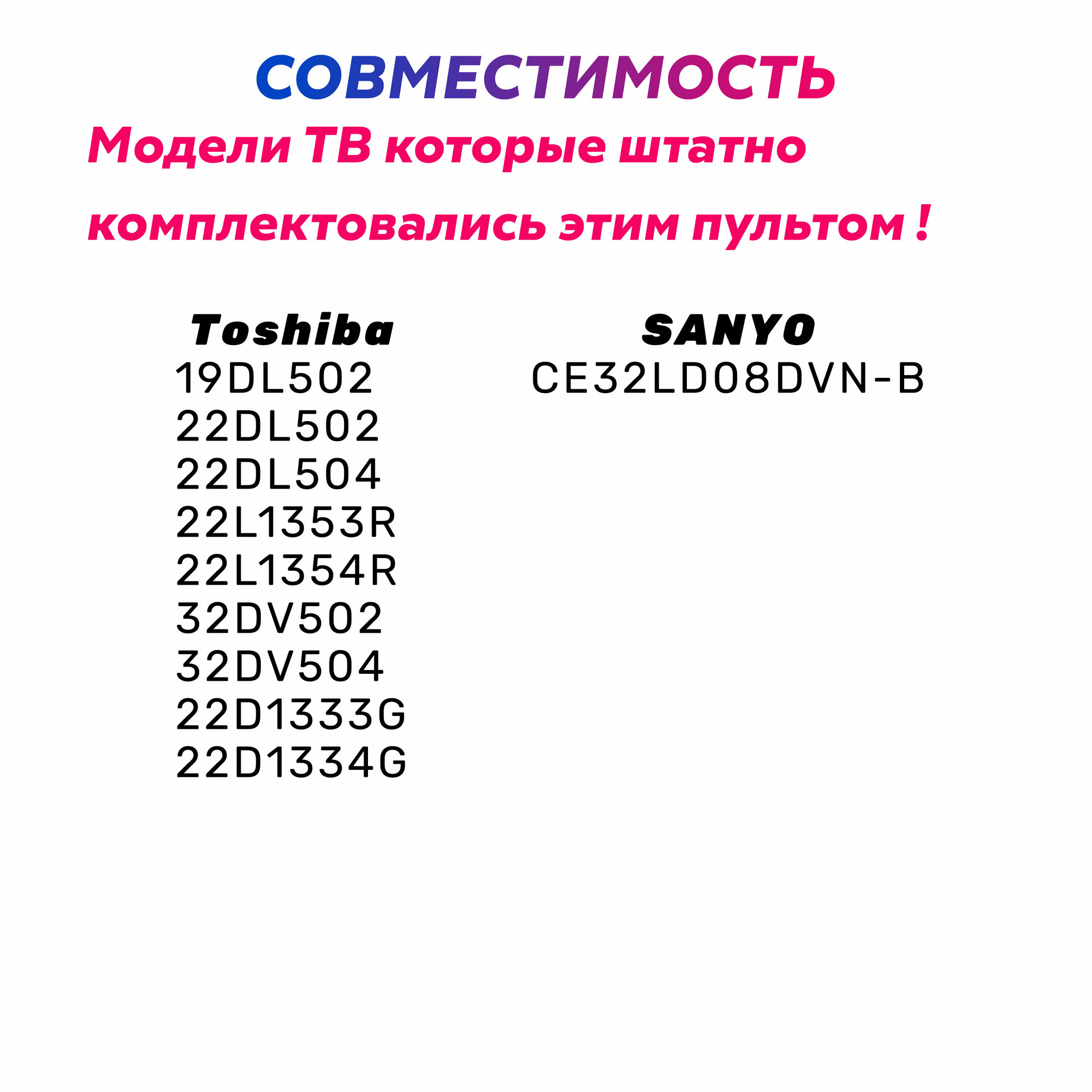 Пульт к Sharp RC-1910 LCD TV box — фото 1