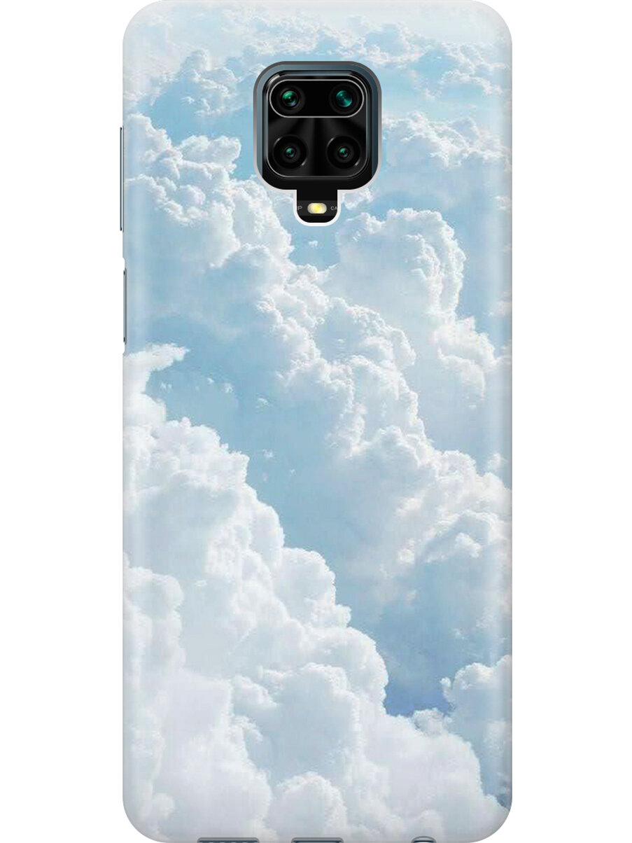 Силиконовый чехол на Xiaomi Redmi Note 9s, Note 9 Pro, Сяоми Редми Ноут 9с, Ноут 9 Про с принтом "Кучевые облака"
