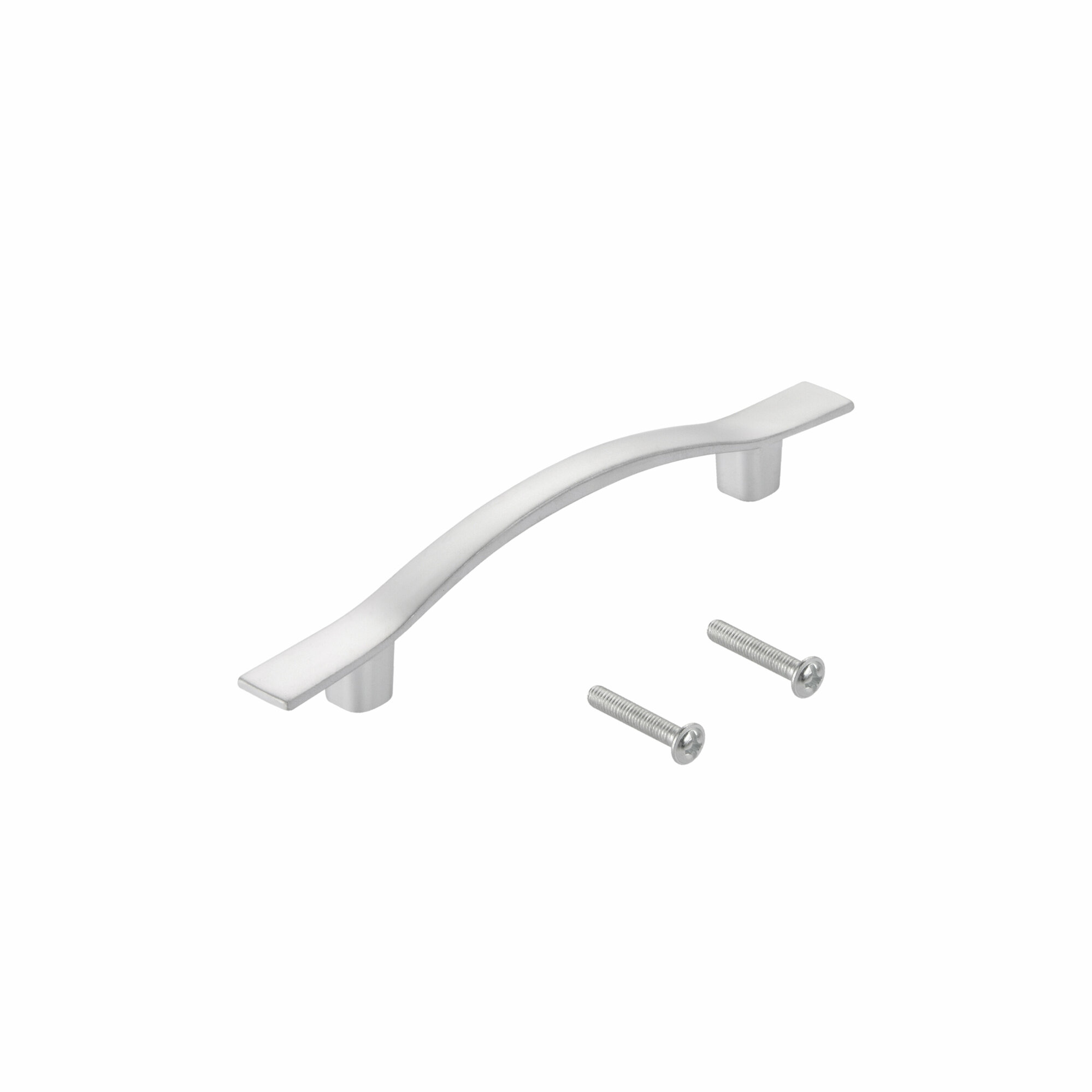 Мебельные ручки-скобы EDSON 2100 SATIN CHROME 96 MM (комплект 2 штуки)