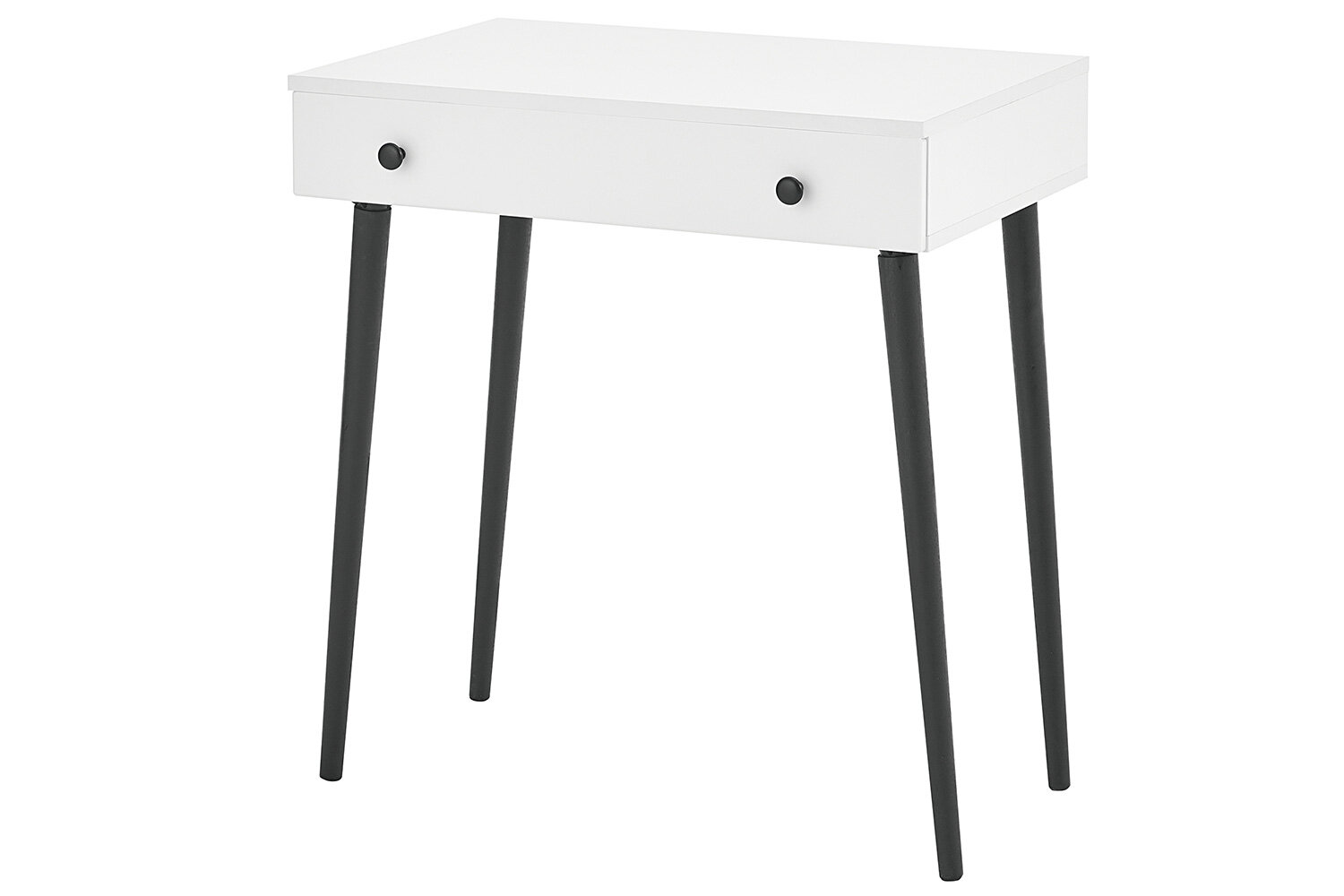 Туалетный стол SCANDICA Виго, 70х78х46,6 см, с ящиком, цвет бланж, белый Аляска