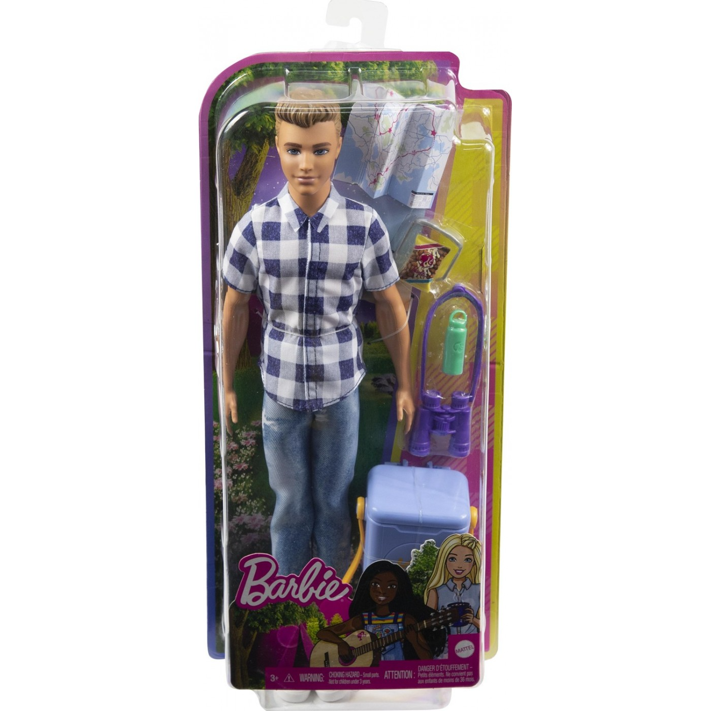 Кукла Barbie "It Takes Two" Camping Ken, со сгибающимися руками/ногами, ПВХ/пенопласт/пластик