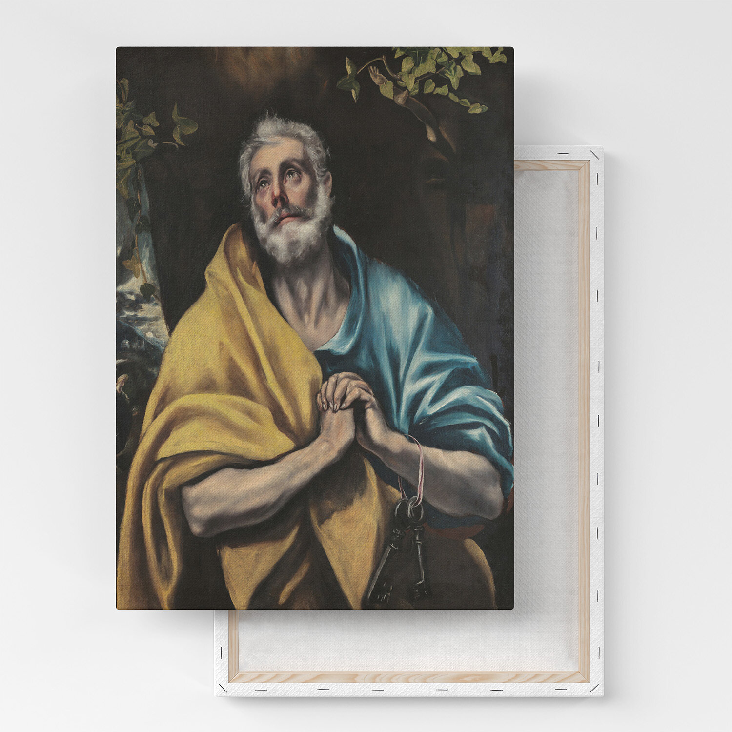 Картина на холсте, репродукция / Эль Греко - Las lagrimas de san Pedro / Размер 30 x 40 см