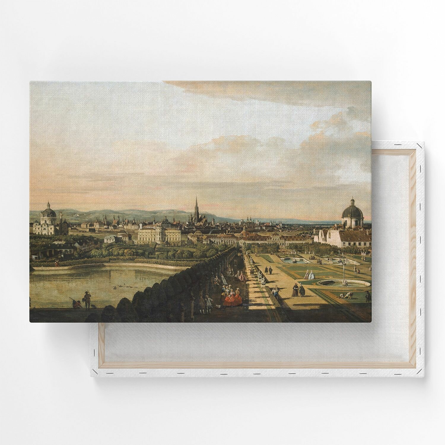 Картина на холсте, репродукция / Бернардо Беллотто - Vienna Viewed / Размер 60 x 80 см