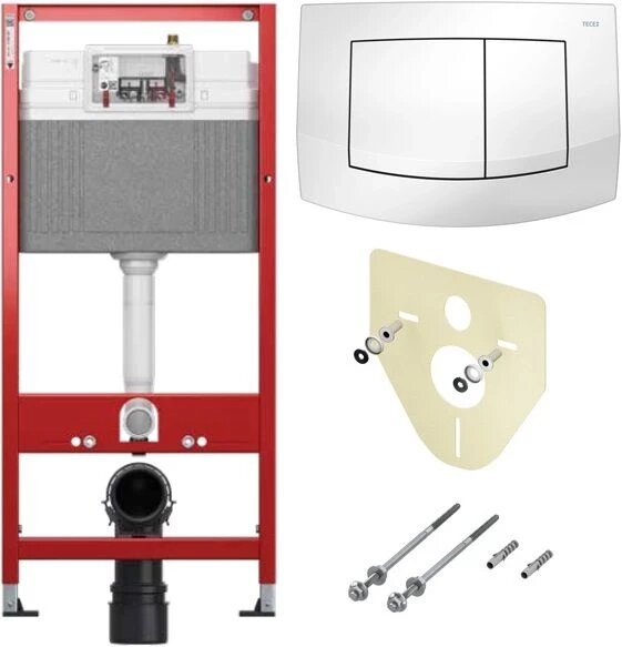 Инсталляция для унитазаTece TECEambia K440200 с кнопкой смыва, белый
