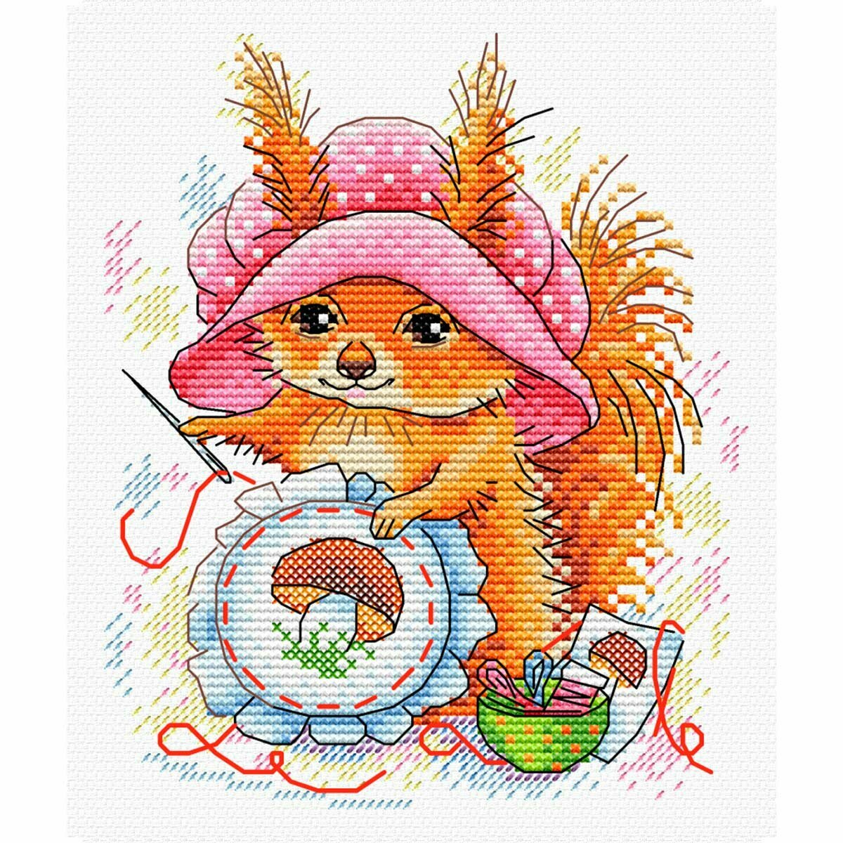 М-286 Набор для вышивания МП Студия 'Рыжая рукодельница' 16*14см