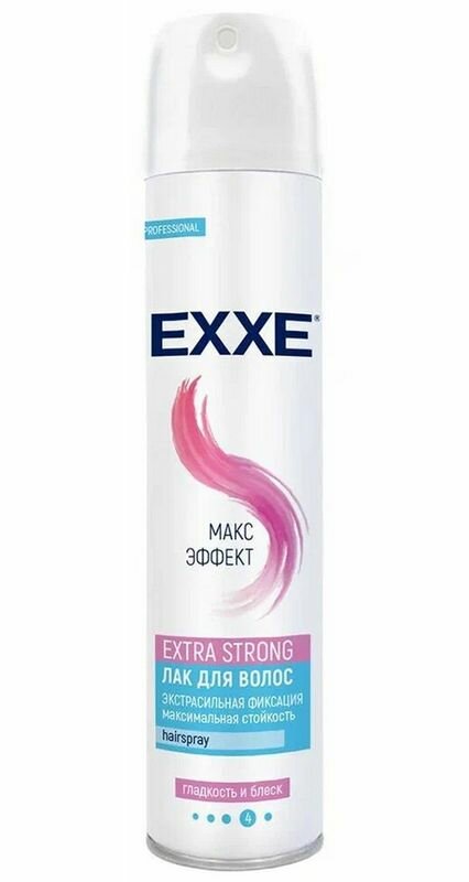 EXXE Лак для волос Extra Strong экстрасильная фиксация, 300 мл, 1 шт