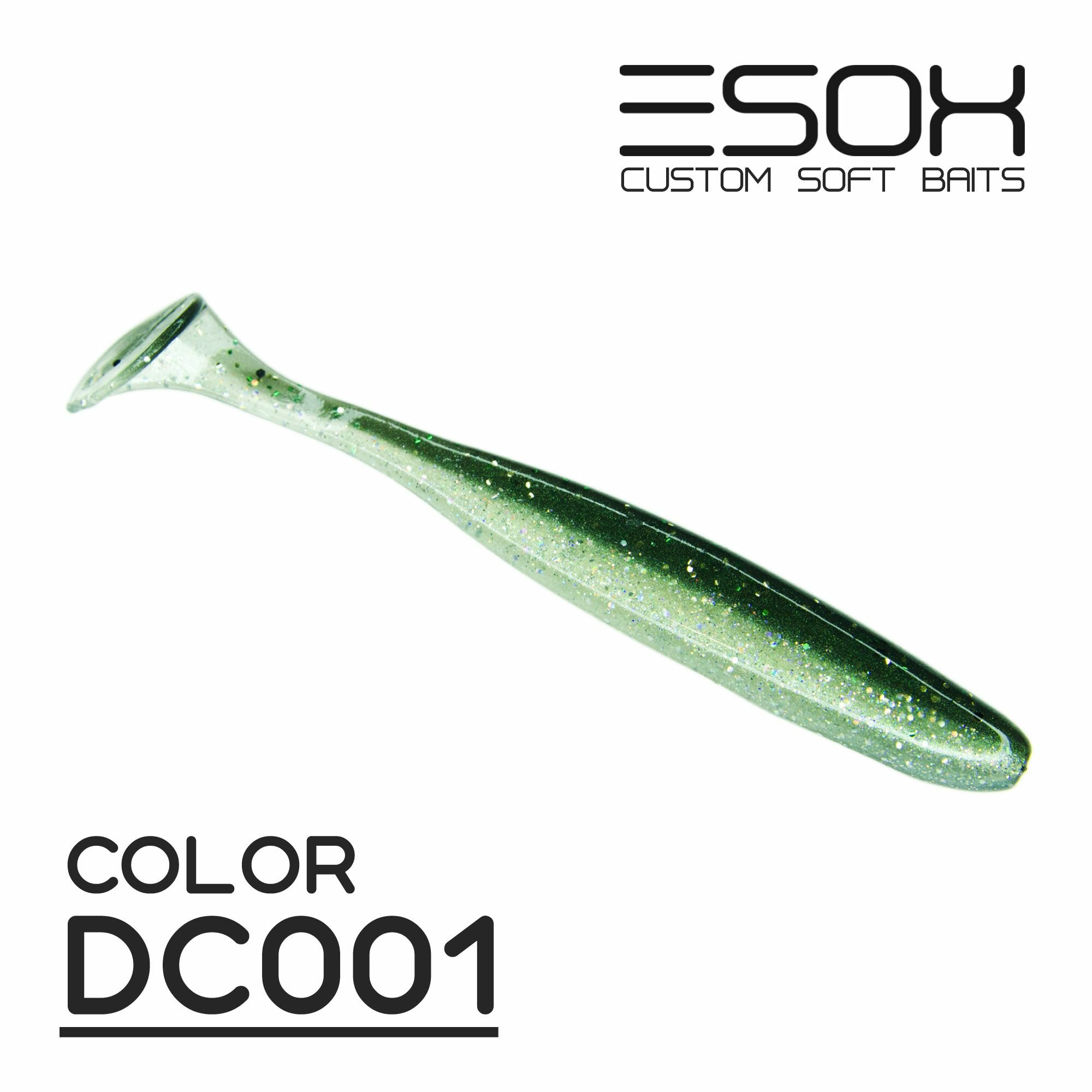 Мягкая приманка для рыбалки ESOX Sheasy 4.4" (112мм) 4 шт.