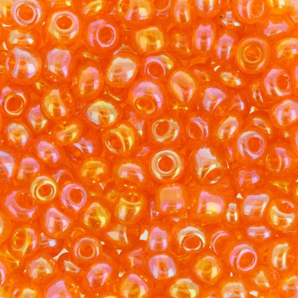 Бисер "Zlatka" круглый GR 08/0 10 г №0169 св. оранжевый
